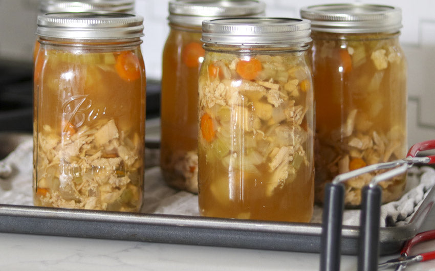 Homemade Chicken Soup Pressure Canning Recipe For Easy Meal Prep