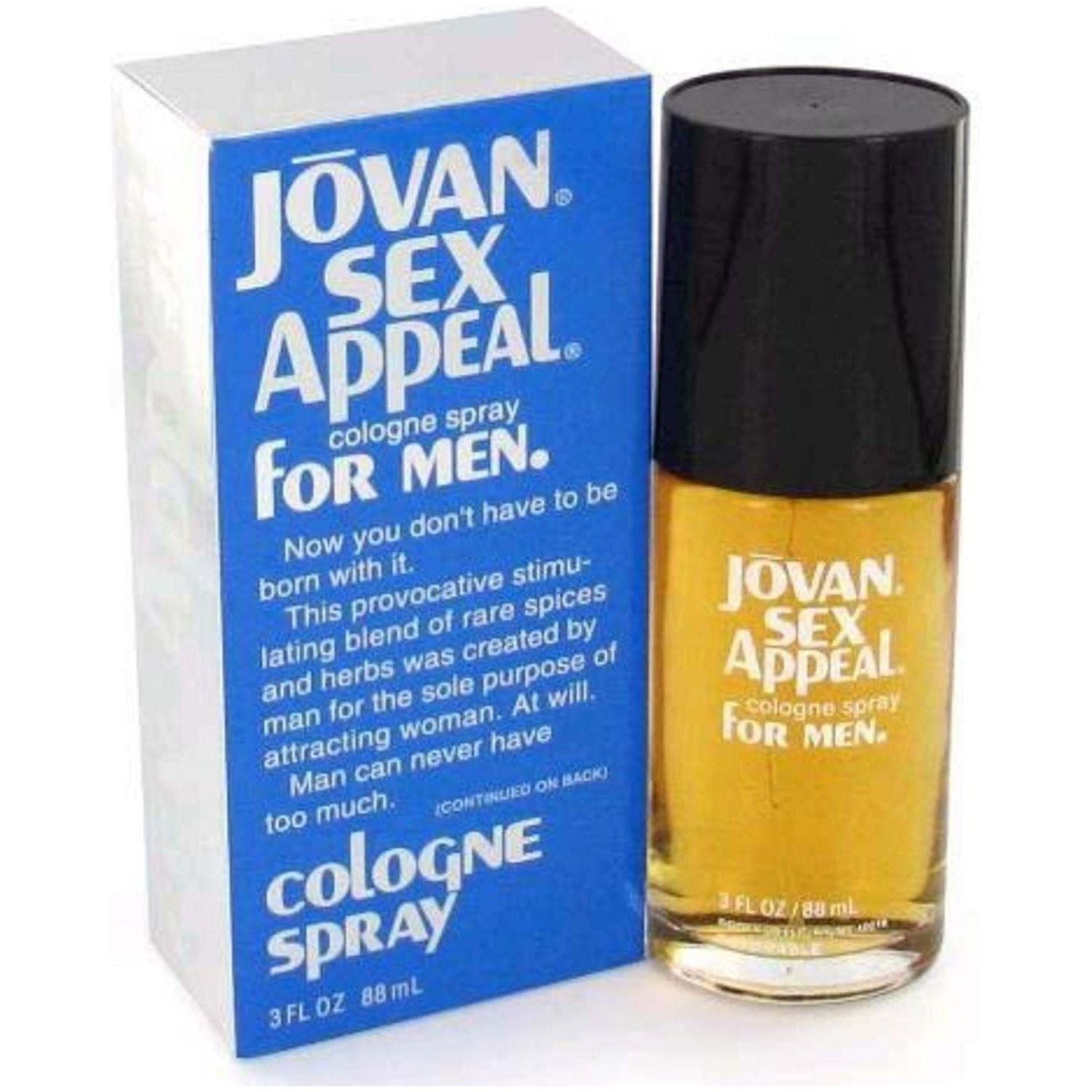 Jovan Sex Appeal By Coty Cologne 30 Oz Spray For Men