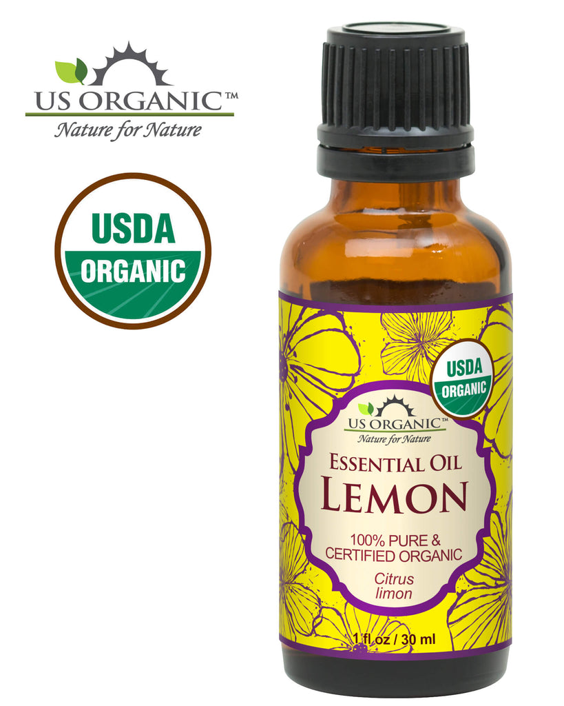 100 Pure Certified Usda Organic Lemon Essential Oil Us Organic