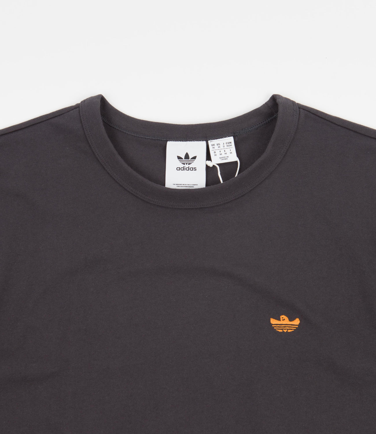 Adidas Heavyweight Shmoofoil T Shirt Carbon Focus Orange Flatspot