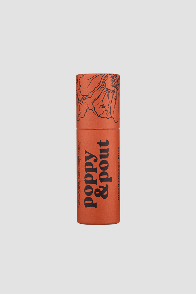 Tj Baileys Poppy And Pout Lip Balm Blood Orange Mint