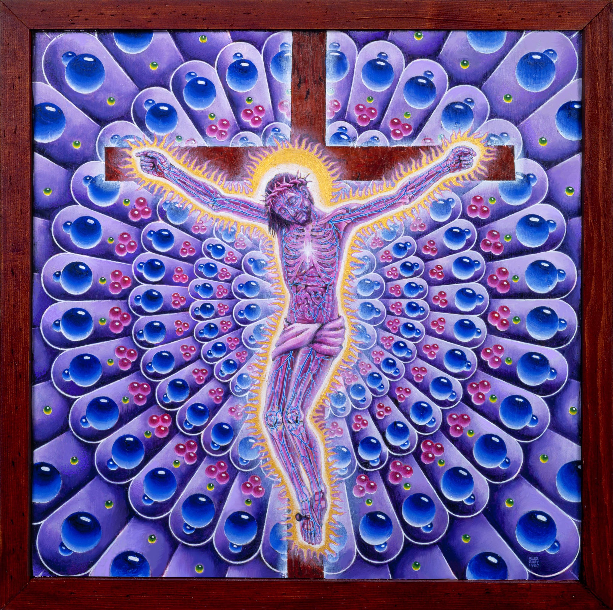 Purple Jesus By Alex Grey Fine Art Direct