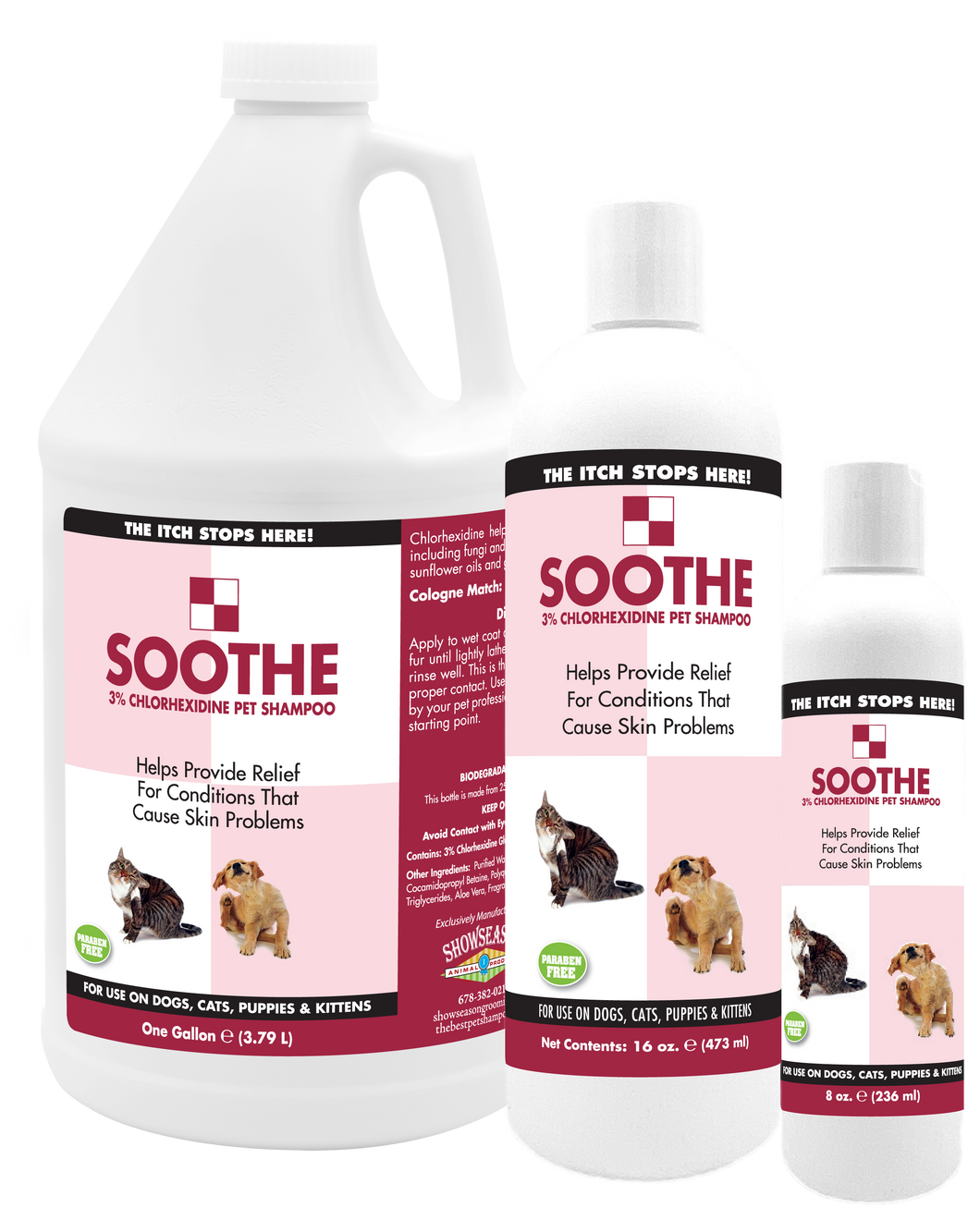 Soothe™ Medicated Pet Shampoo Showseason®n Showseason® Grooming