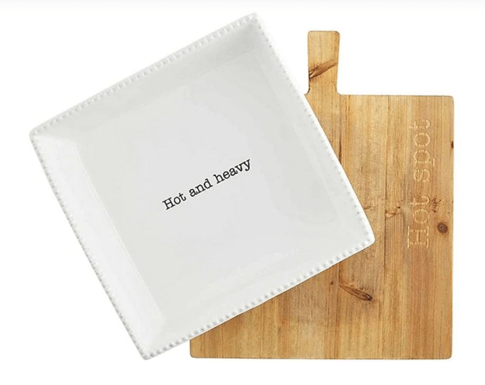 Mud Pie Circa Collection Hot And Heavy Baker And Hot Spot Trivet 2