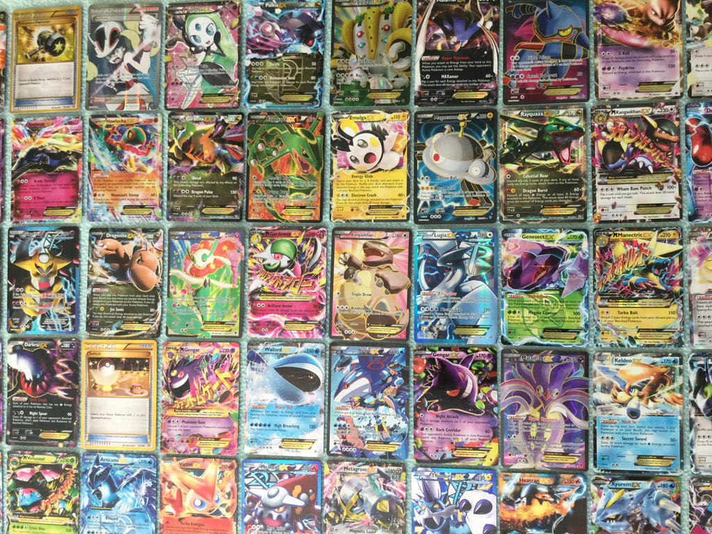 Pokemon Card Lot 100 Official Tcg Cards Ultra Rare Included Gx Ex