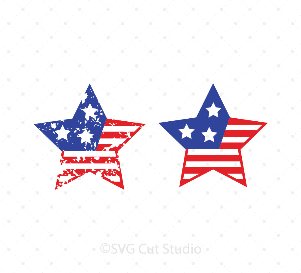 4th Of July Svg Files For Cricut Silhouette 4th Of July Star Svg