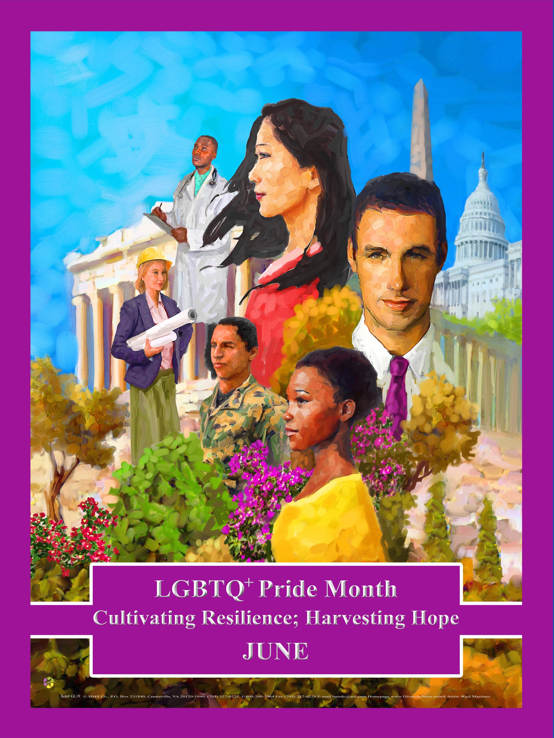 Lgbtq Pride Month Theme Posters Diversitystorecom®