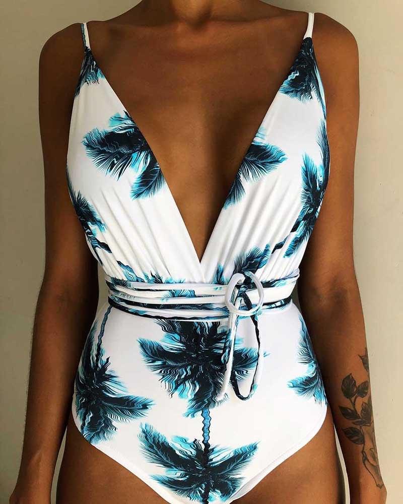 New 2019 Sexy One Piece Swimsuit Female Backless Bodysuit Brazilian Mo