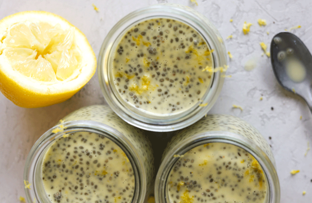 Lemon Turmeric Chia Pudding Hu Kitchen