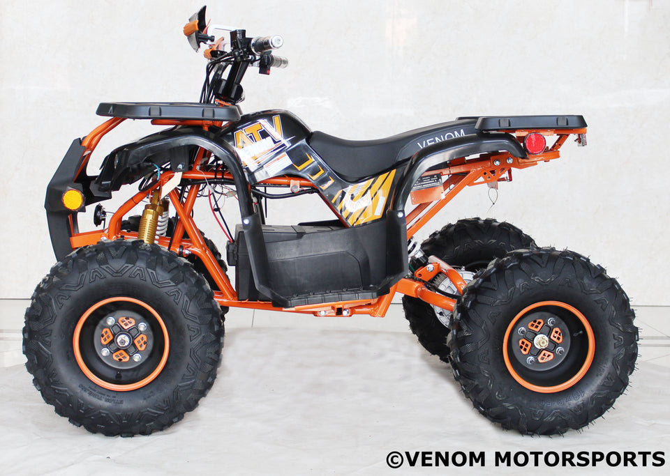 Adult Electric Atv Utility 1500w Fully Electric Quad Four Wheeler 48v