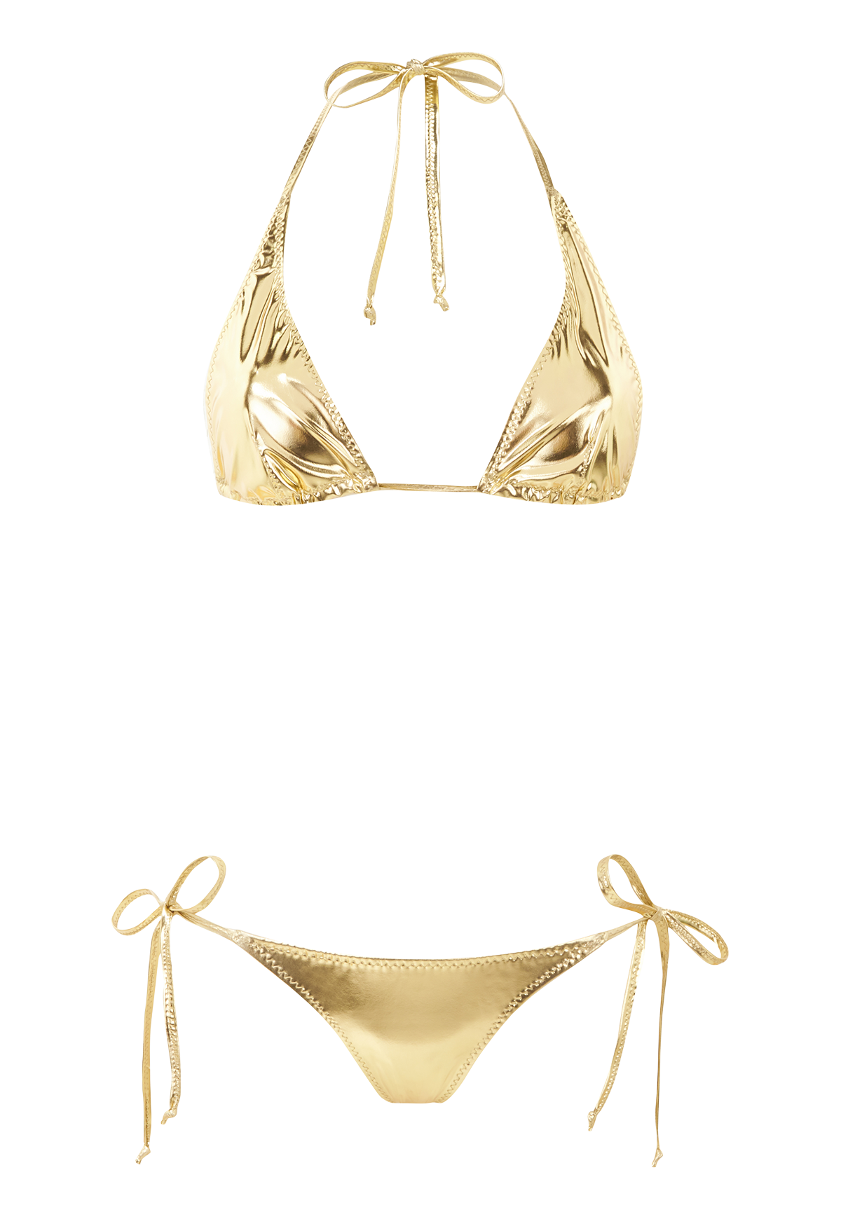 Pamela Soft Gold String Bikini Lisa Marie Fernandez