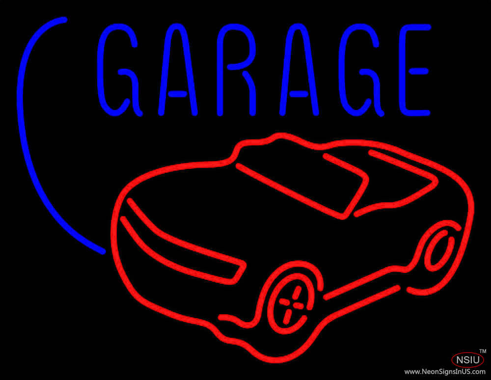 Car Logo Garage Block Handmade Art Neon Sign Bro Neon Sign