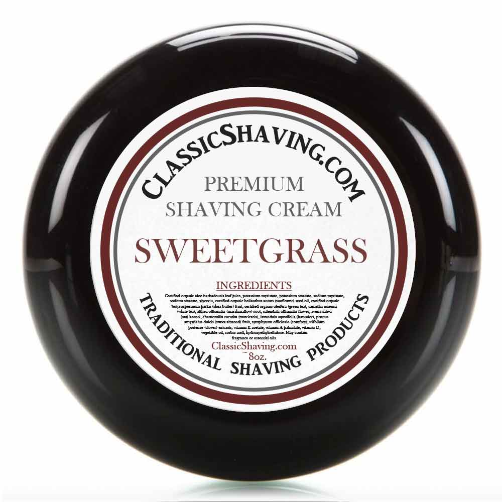 Sweetgrass Classic Shaving Cream