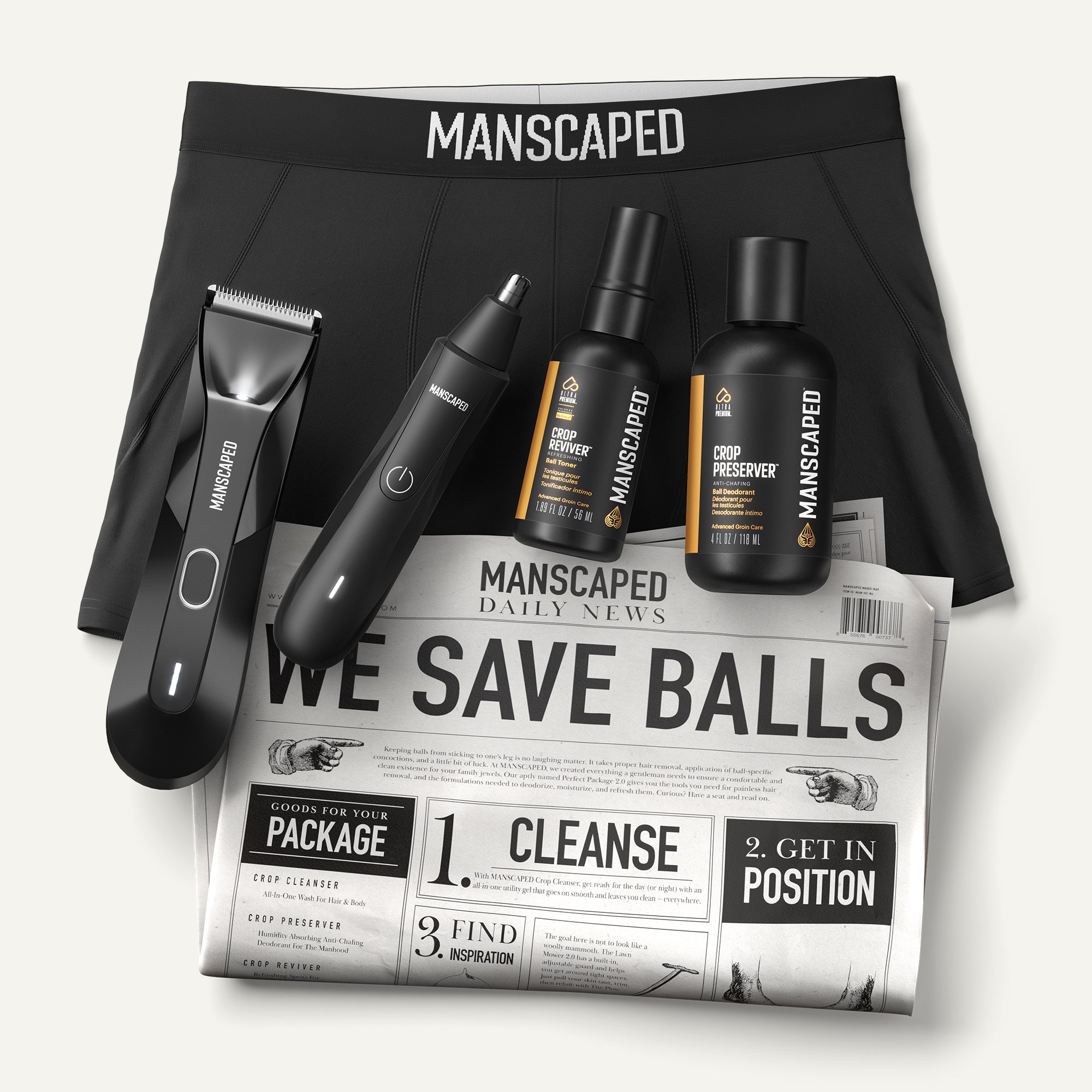 Mens Grooming Kit Performance Package 40 Manscaped Us