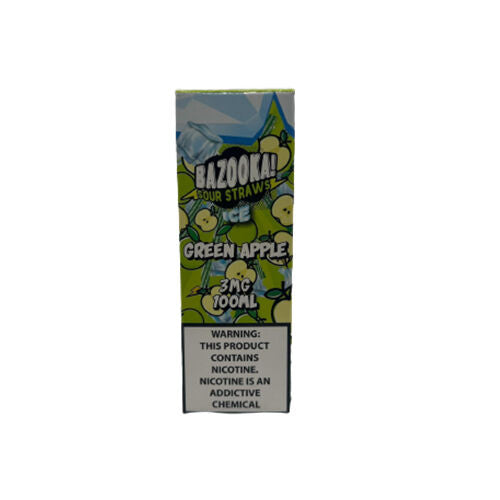 Green Apple Ice By Bazooka Vape 60ml