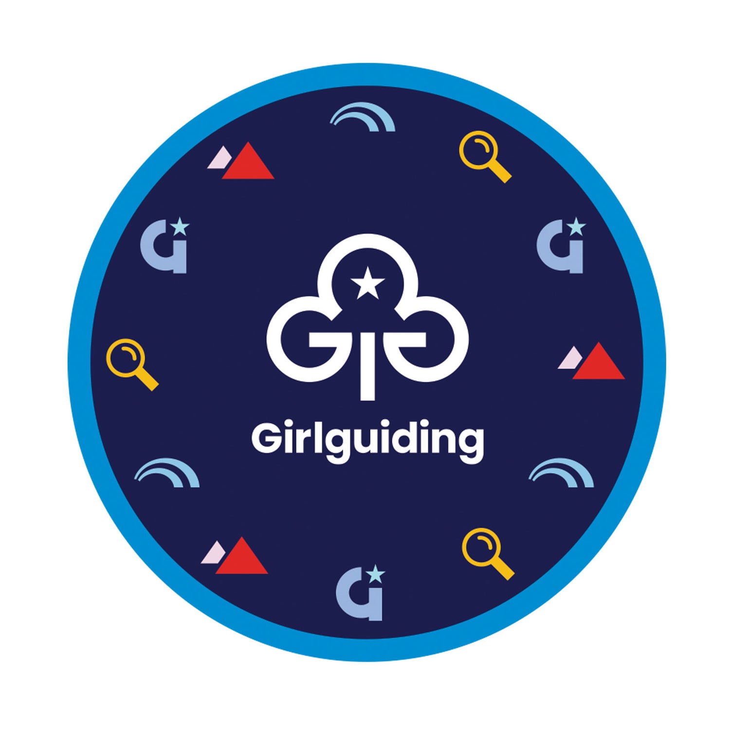 Brownies Have Adventures Theme Award Woven Badge Girlguiding North