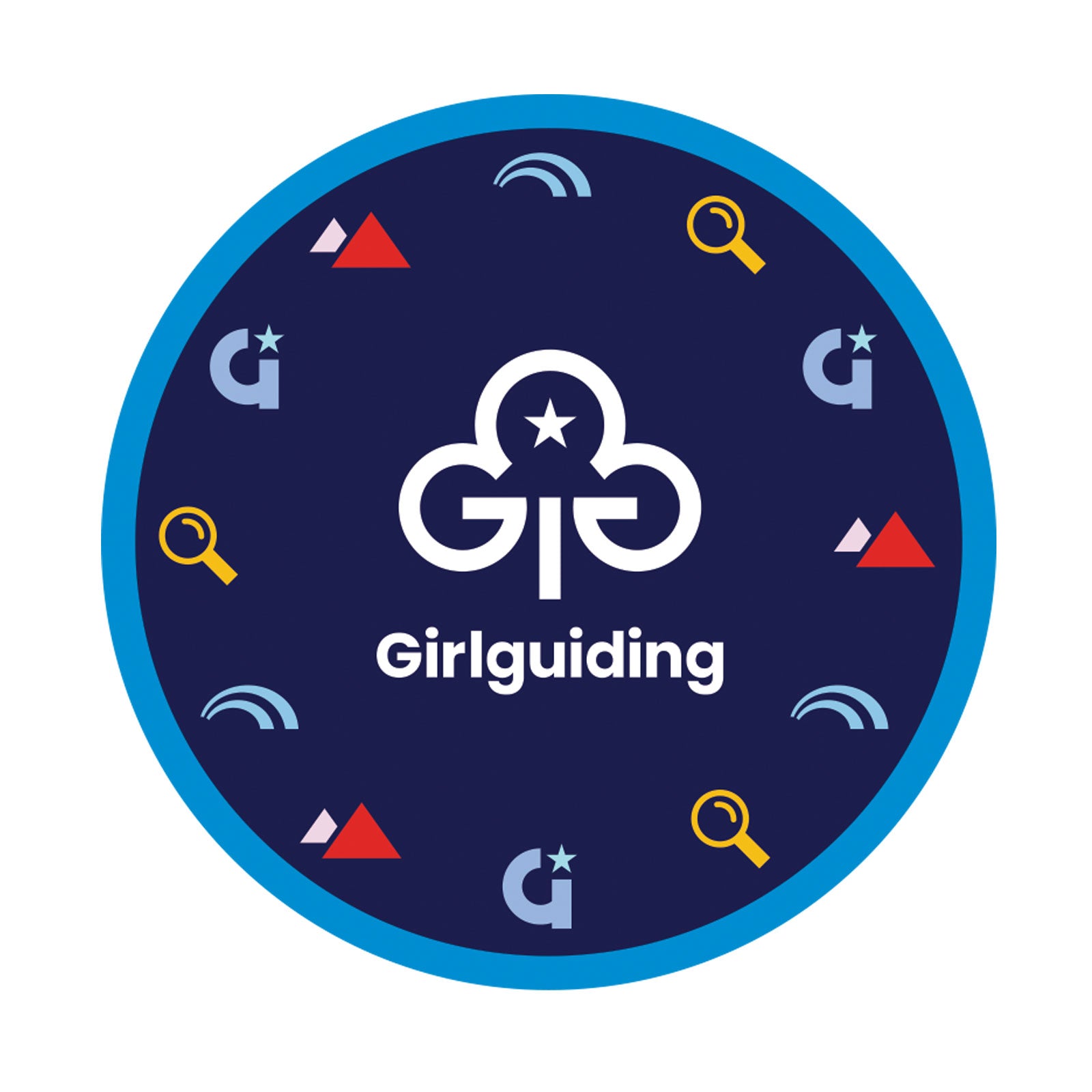 Girlguiding Logo Woven Badge Girlguiding North West England Shop