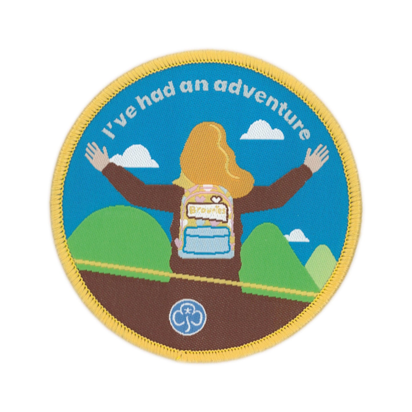 Brownies Ive Had An Adventure Woven Badge Girlguiding North West