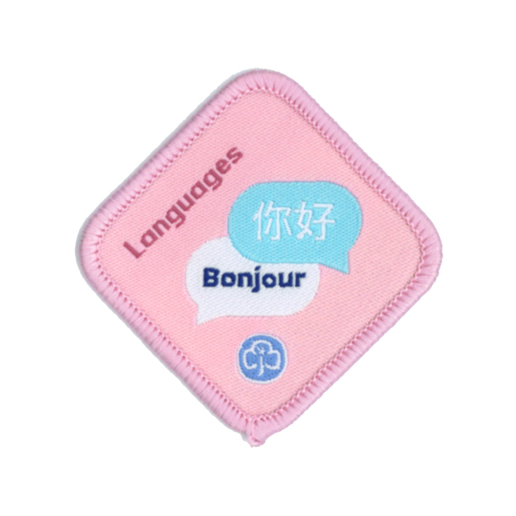 Brownies Languages Woven Badge Girlguiding North West England Shop