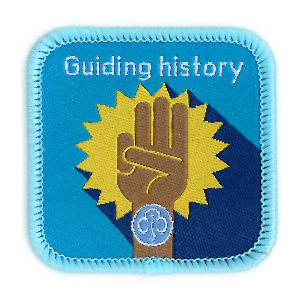 Guides Guiding History Woven Badge Girlguiding North West England Shop