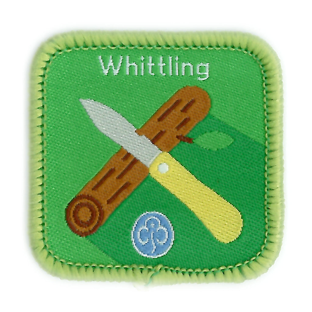 Guides Whittling Woven Badge Girlguiding North West England Shop