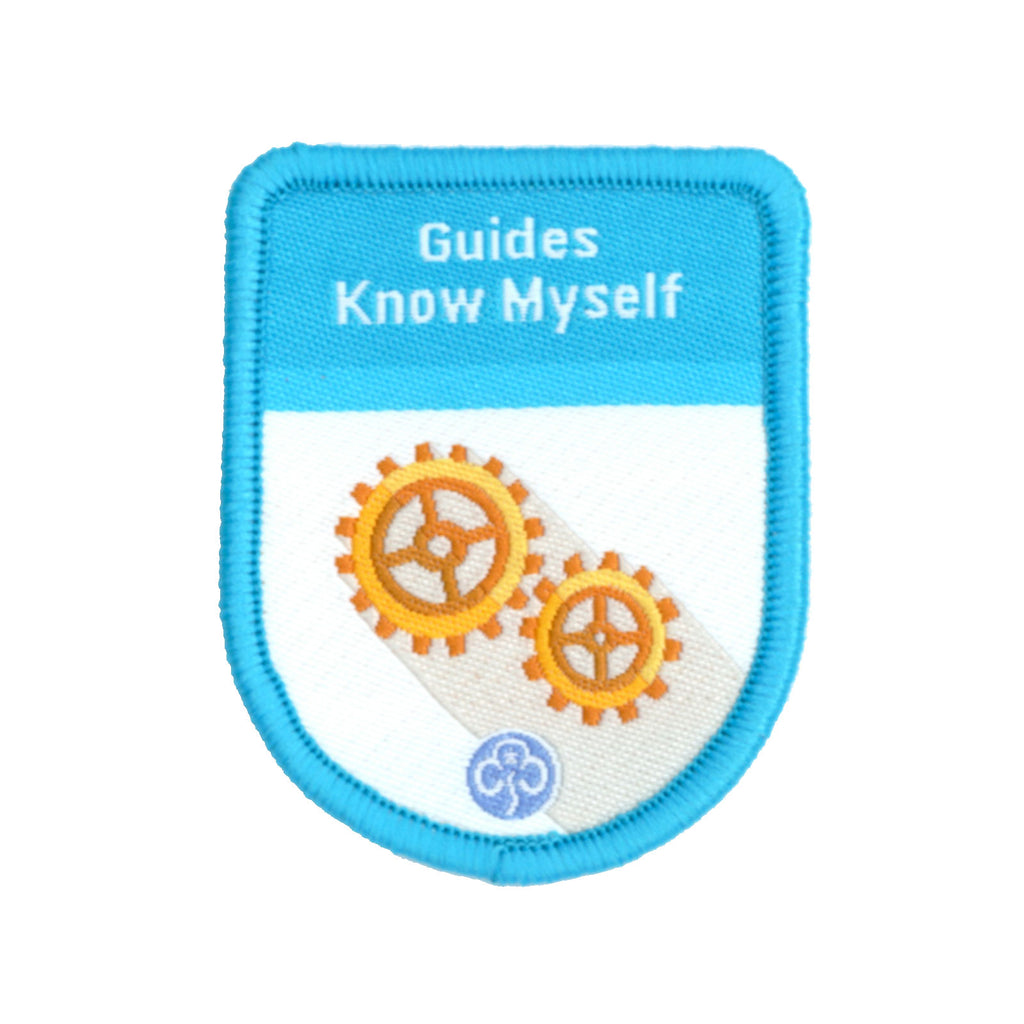 Guides Know Myself Theme Award Woven Badge Girlguiding North West