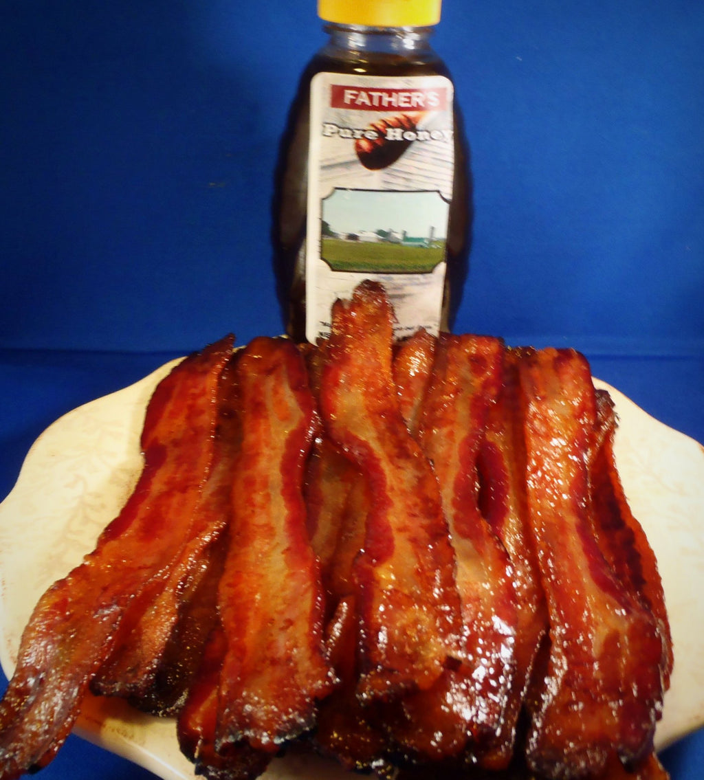 4 Pack Fathers Honey Glazed Country Bacon Cbhs4 Fathers Country Hams