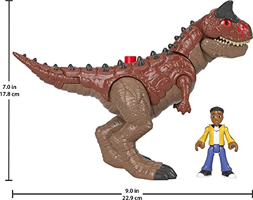 Imaginext Fisher Price Jurassic World Camp Cretaceous Carnotaurus Toro