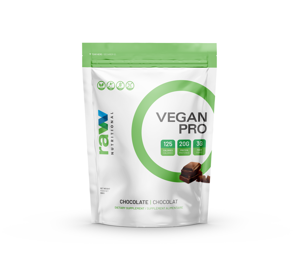 Vegan Pro 2lb Best Tasting Vegan Protein Powder Raw Nutritional