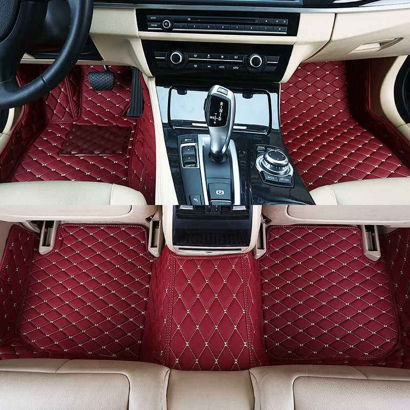 Luxury Leather Car Mats Diamond Car Mats