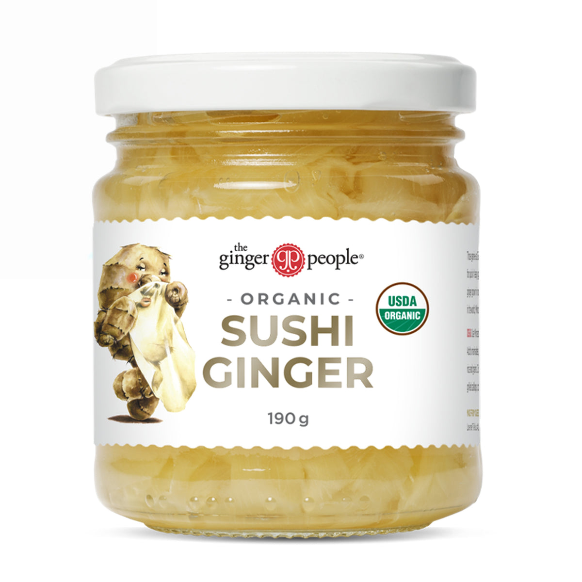 The Ginger People Organic Sushi Ginger 190g Ritas Farm Produce