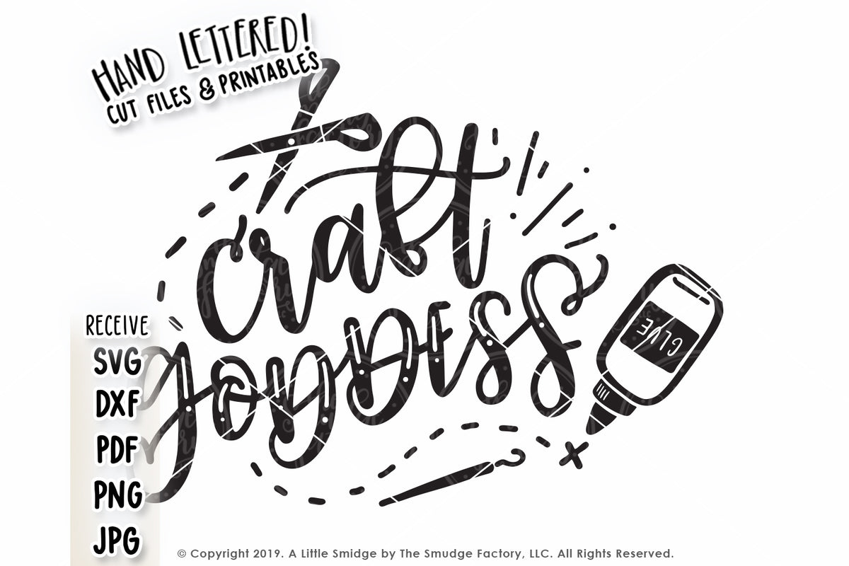 Craft Goddess Svg And Printable The Smudge Factory