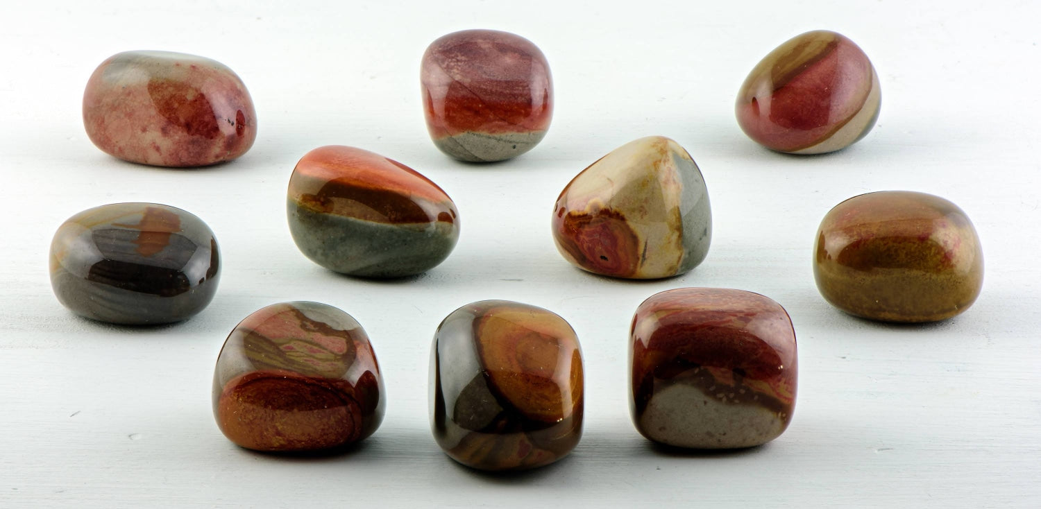 Polychrome Jasper Polished Tumbled Gemstone Crystal Gemstone Shop