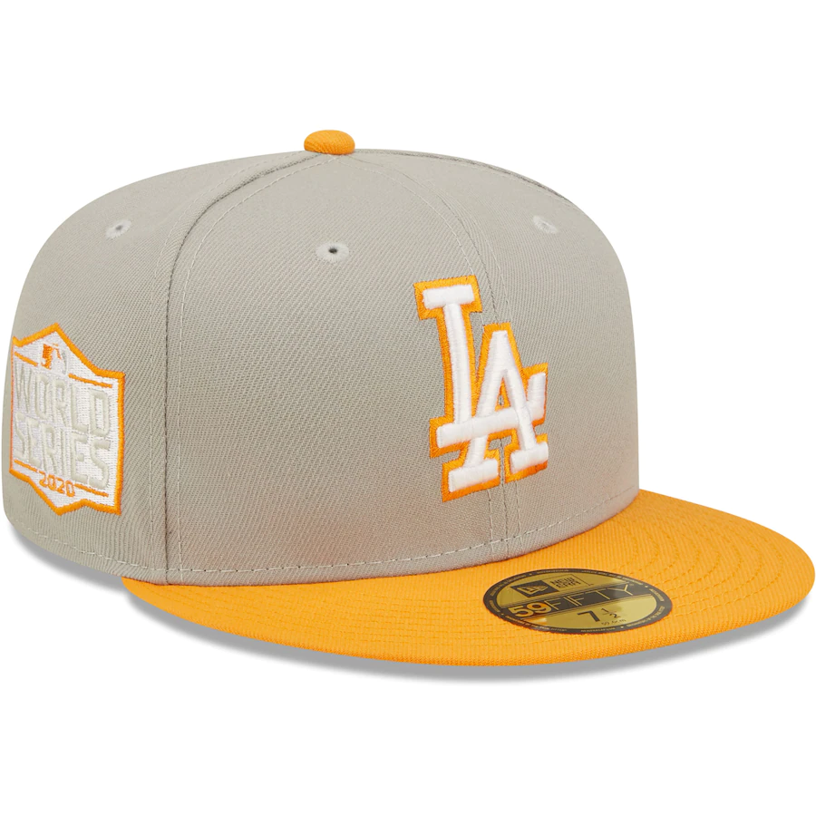 New Era Los Angeles Dodgers Grayorange 2020 World Series Cooperstown