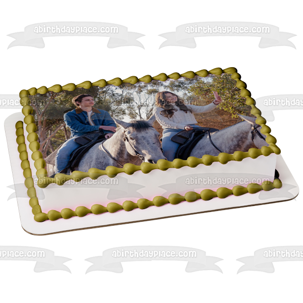 Hes All That Zack Siler Laney Boggs Riding Horses Edible Cake Topper