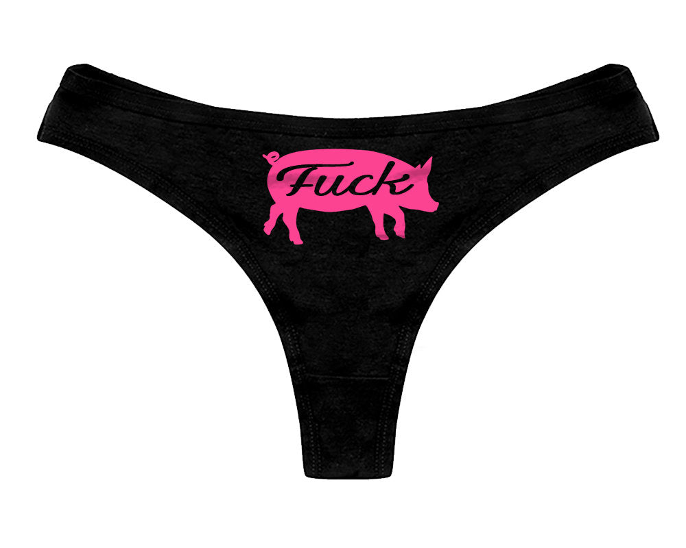 Fuck Pig Panties Sexy Slutty Funny Bachelorette Party Bridal T Fuck