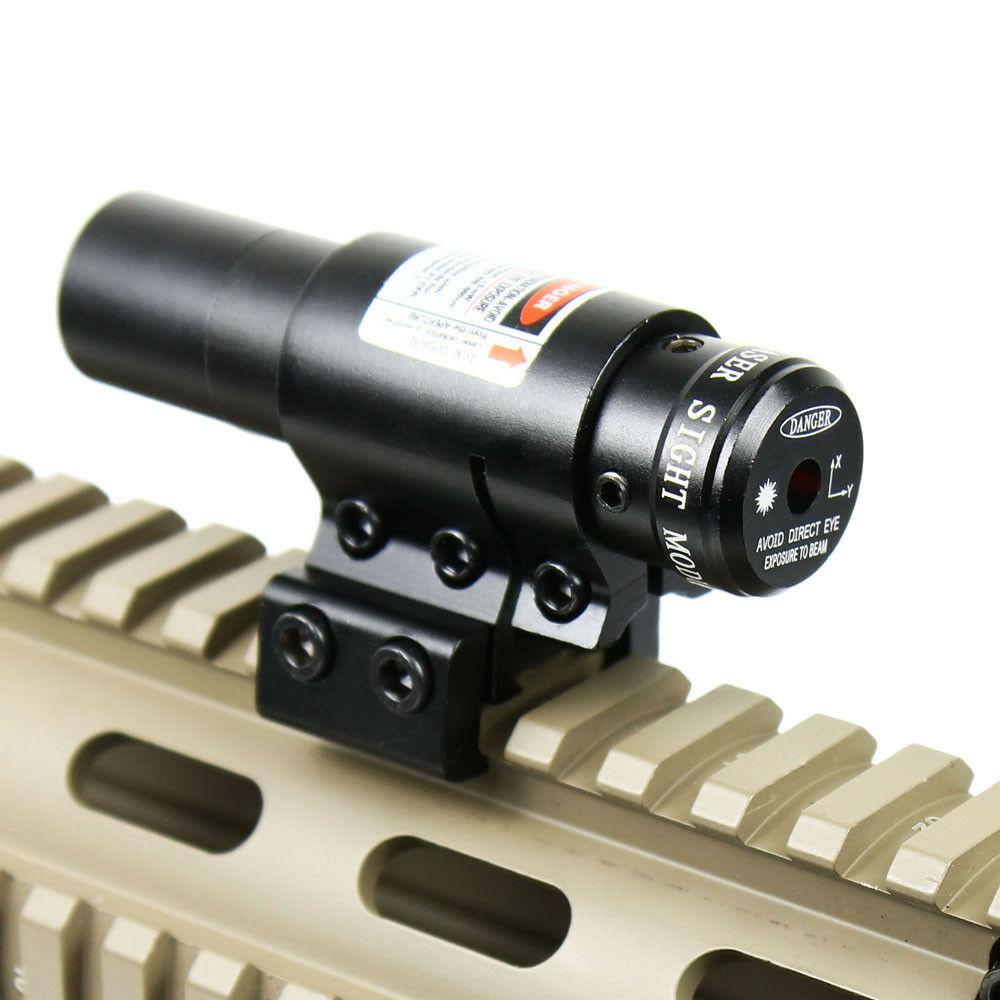 Compact Adjustable Red Dot Laser Sight With Mount For 20mm Picatinny 1