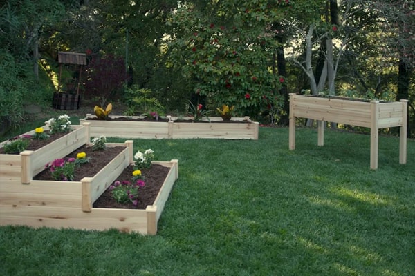 Redwood Garden Boxes