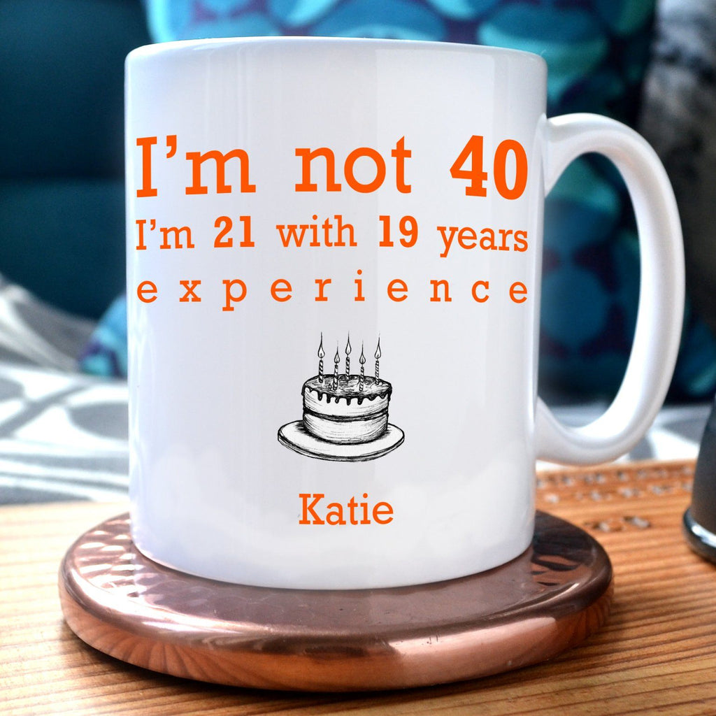 Personalised 40th Birthday Mug Uk Next Day Delivery Always Personal