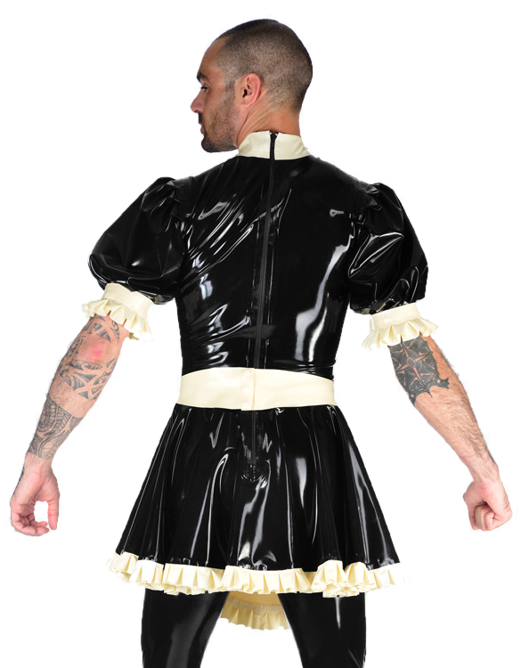 Very Hot Latex Maid Outfit For Men Laidtex