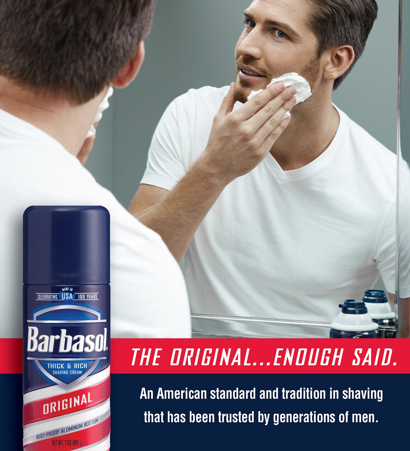 Barbasol Original Thick And Rich Shaving Cream For Men