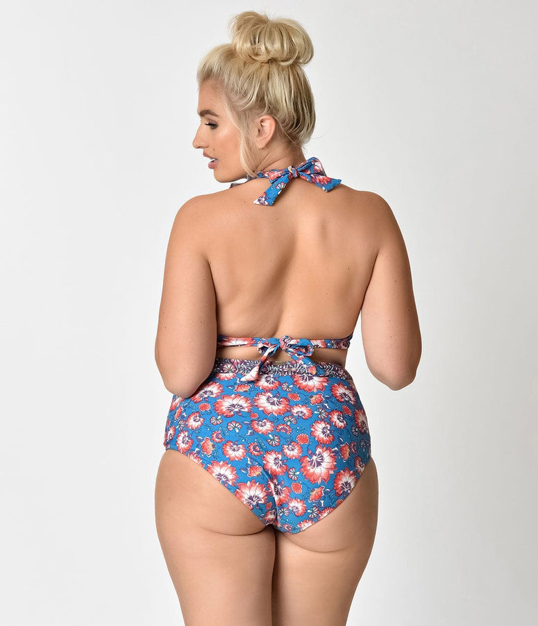 Cute Vintage Inspired Plus Size Swimwear Unique Vintage