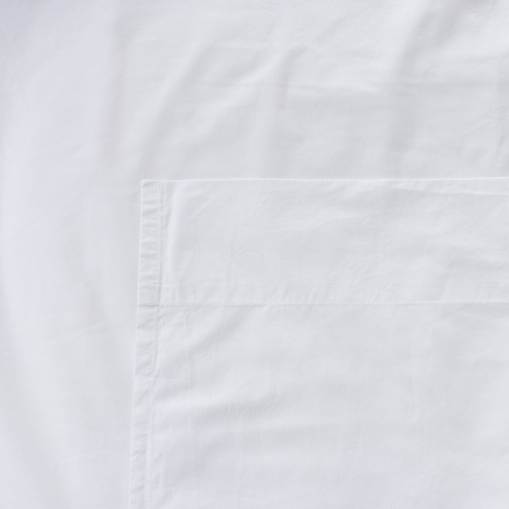 Heavyweight Cotton Percale Flat Sheet The Good Sheet