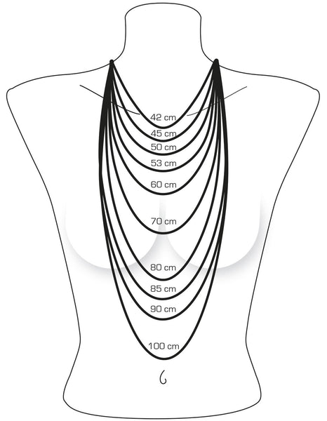 Size Chart For Necklace