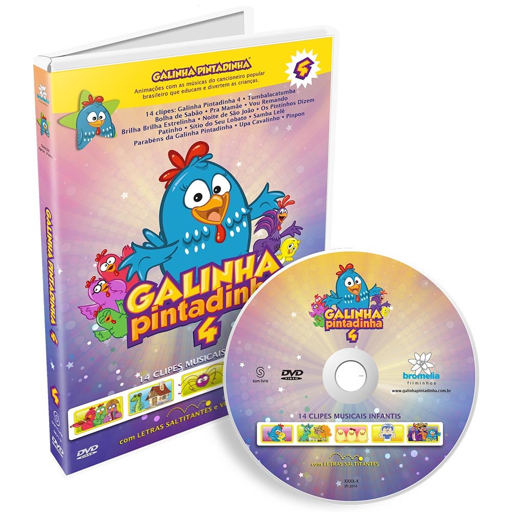 Dvd Galinha Pintadinha Vol 4 Loja Oficial Da Galinha Pintadinha