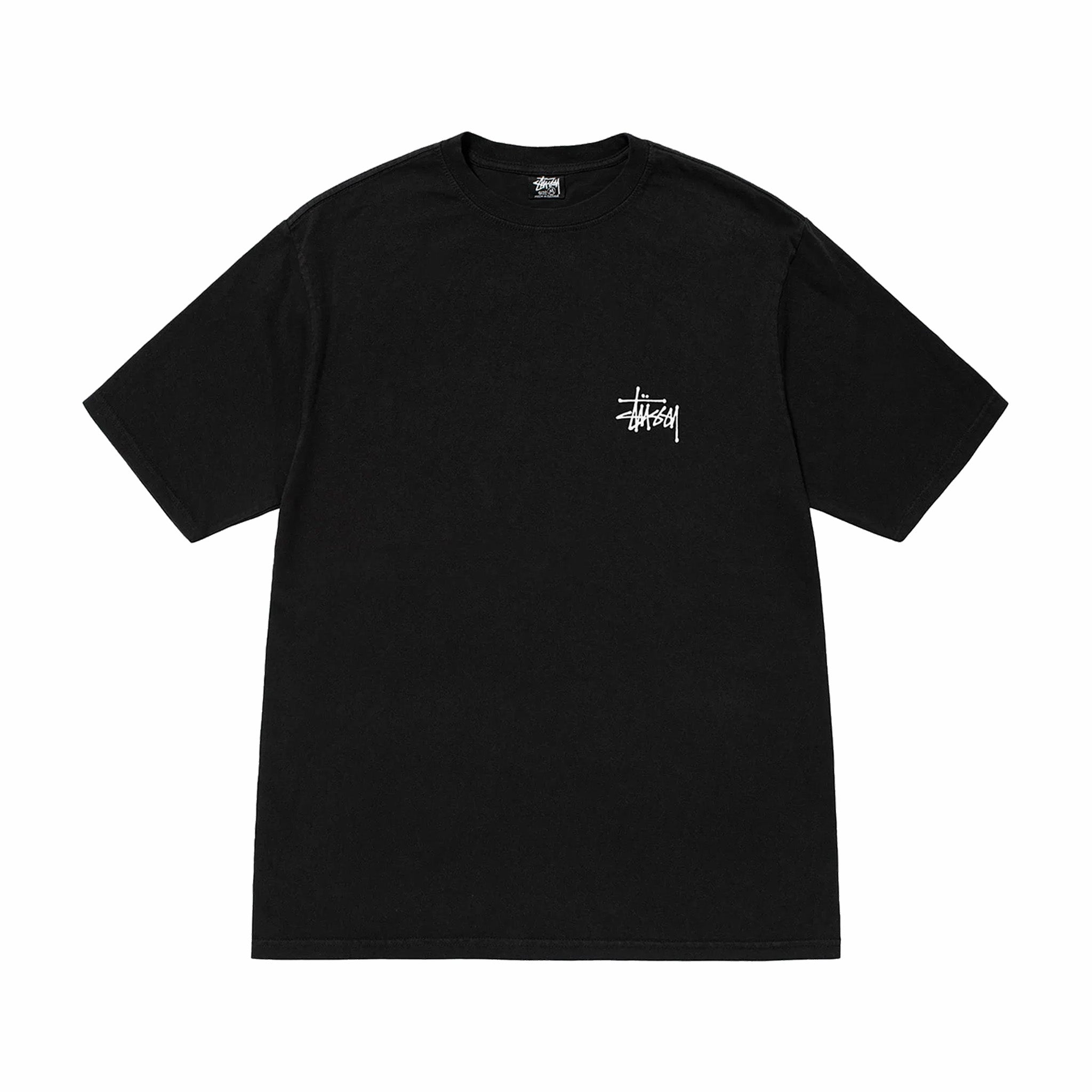 Stussy Basic Pigment Dyed Tee Black August