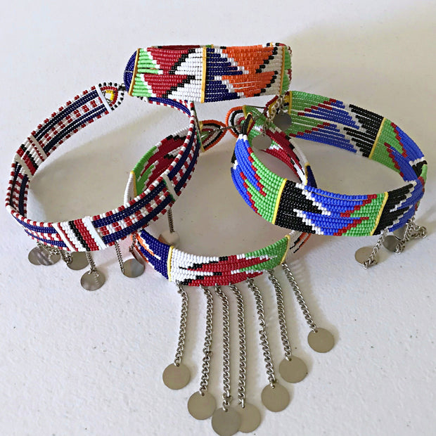 Maasai Beaded Choker Necklace Afrilege