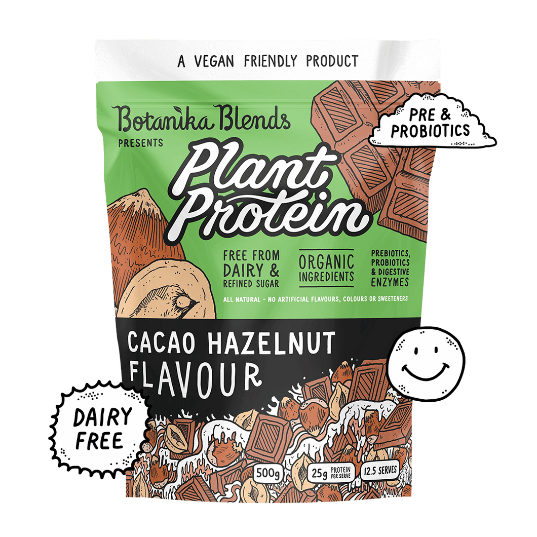 Plant Protein Cacao Hazelnut Botanika Blends