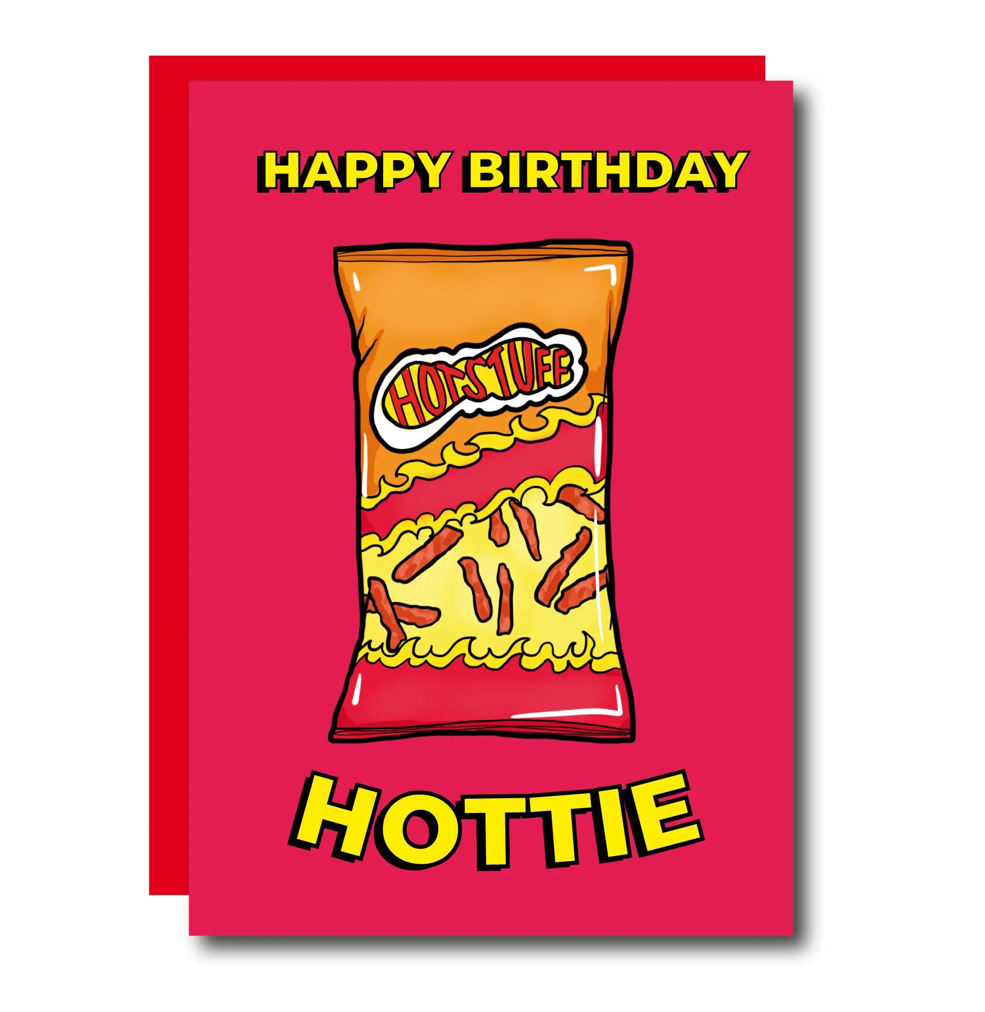 Sts Happy Birthday Hottie Hottie Snack Birthday Card Feliz Modern