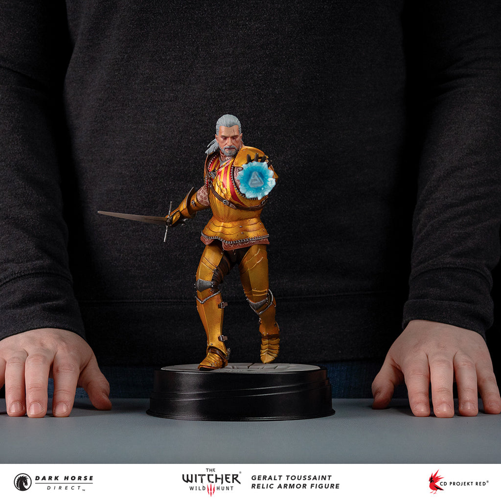 The Witcher 3 Wild Hunt — Geralt Toussaint Relic Armor Figure Dark